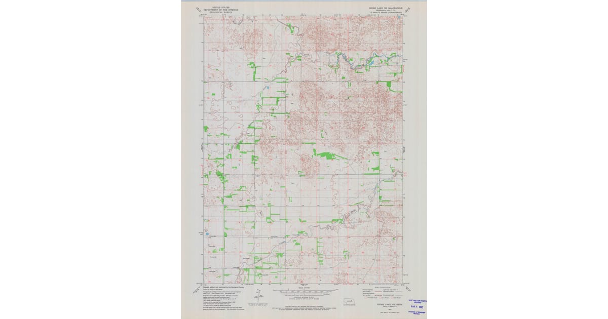 1981 Map of Goose Lake NE, Holt County, NE — High-Res | Pastmaps
