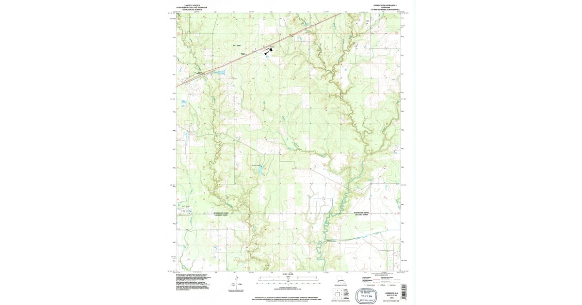 1990s Maps of Calcasieu Parish, LA | Pastmaps
