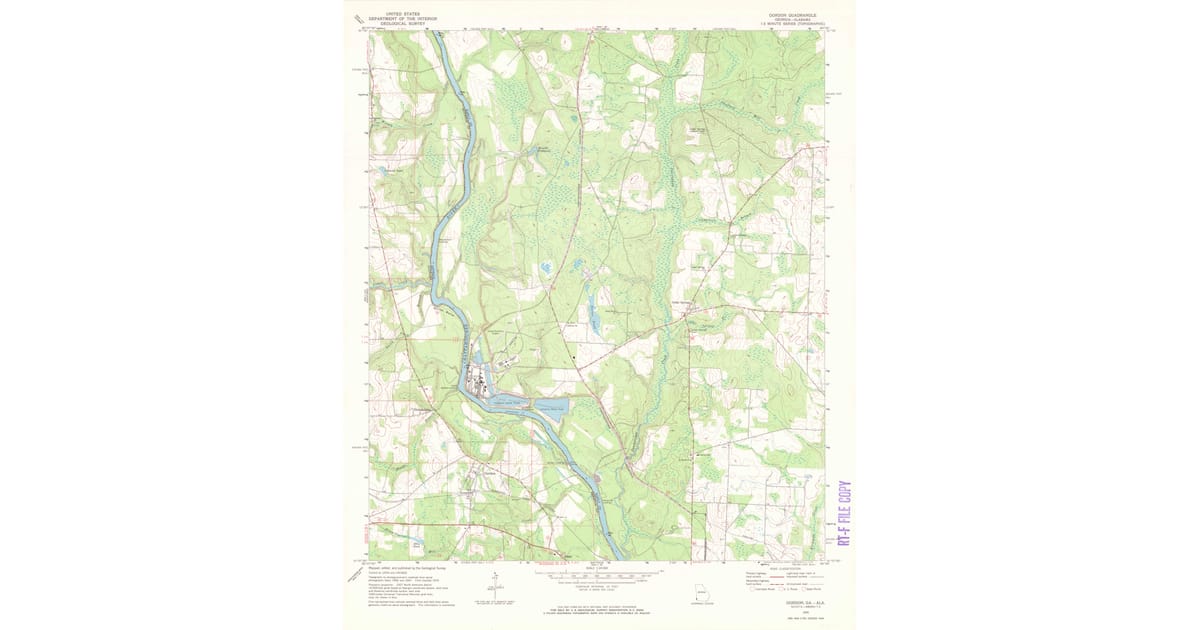 1970s Maps of Early County, GA | Pastmaps