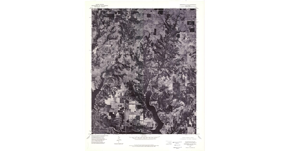 1970s Maps of Marshall County, OK | Pastmaps