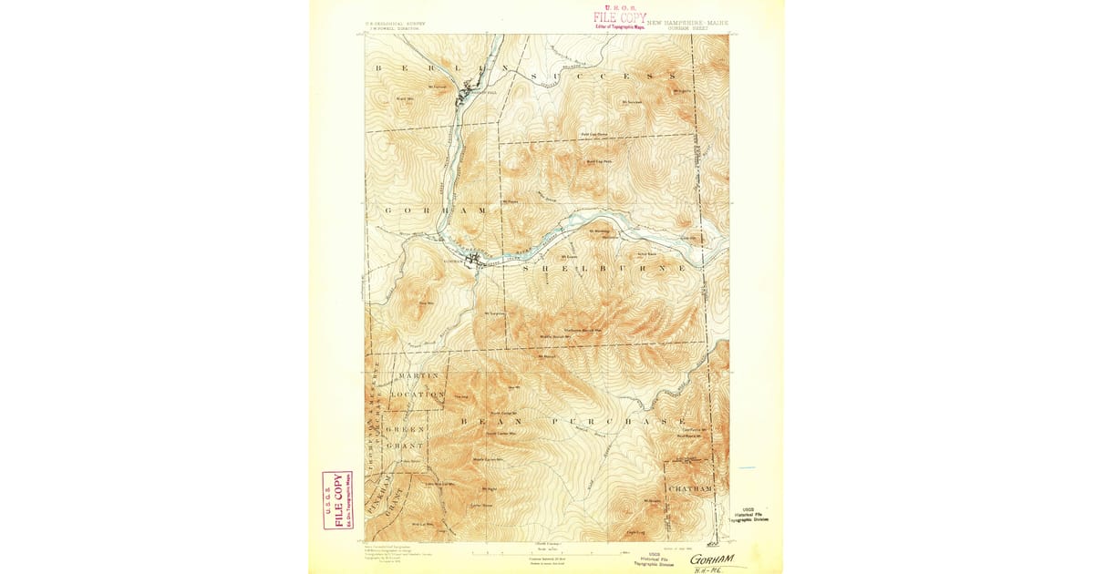 1890s Maps of Oxford County, ME | Pastmaps