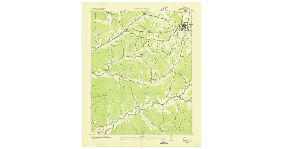 Old Maps of Humphreys County, TN for Genealogy | Pastmaps