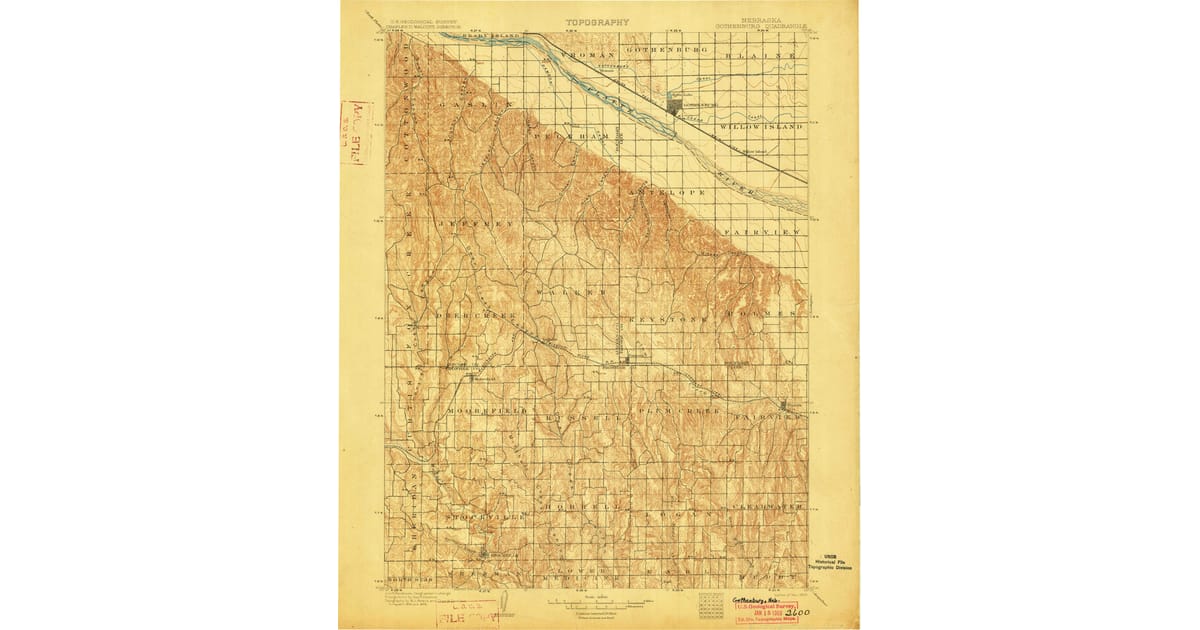 Old Maps of Eustis, NE | Pastmaps