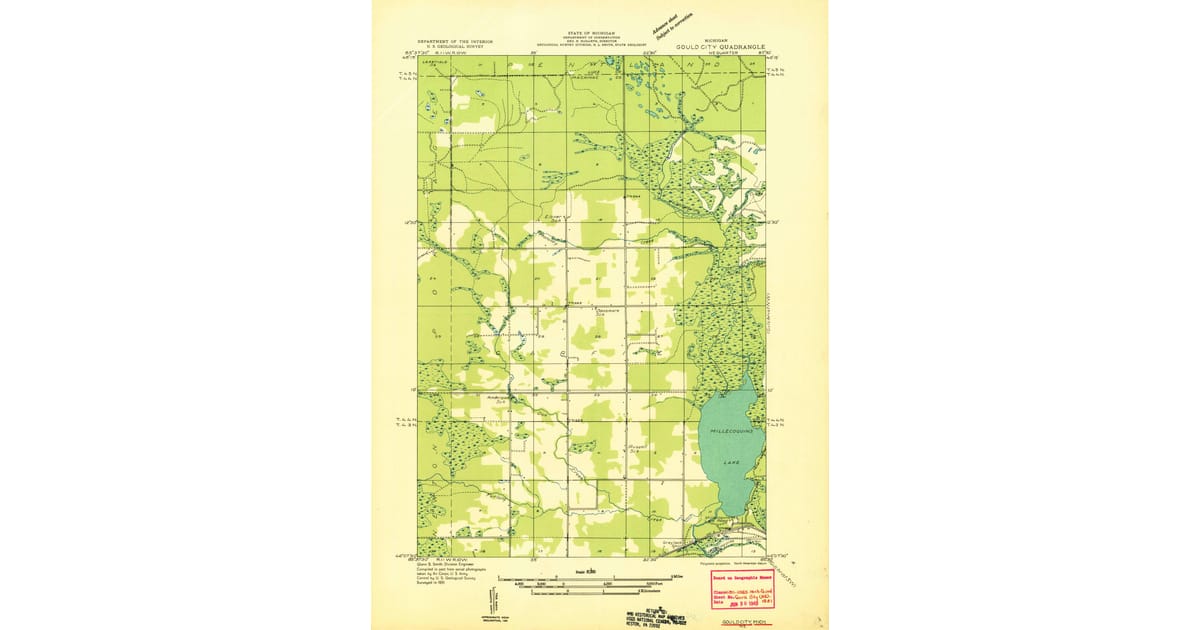 1930s Maps of Newton Township, MI | Pastmaps