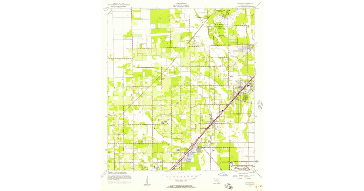 1950s Maps of Richmond West, FL | Pastmaps