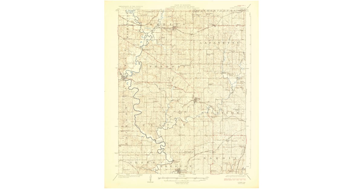 1920s Maps of Platte County, MO | Pastmaps