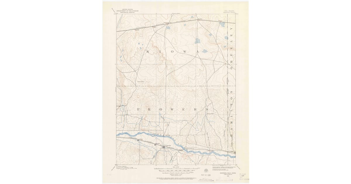 Old Maps of Hamilton County, KS for Genealogy | Pastmaps