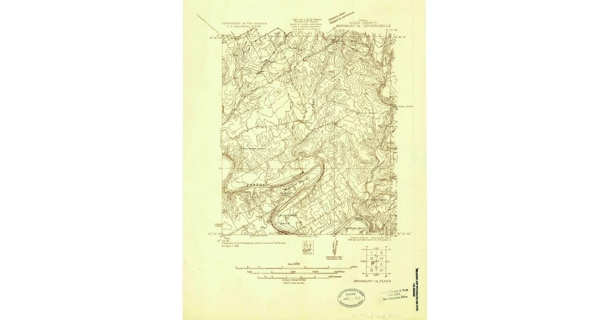 1920s Maps of Cresson, TX | Pastmaps