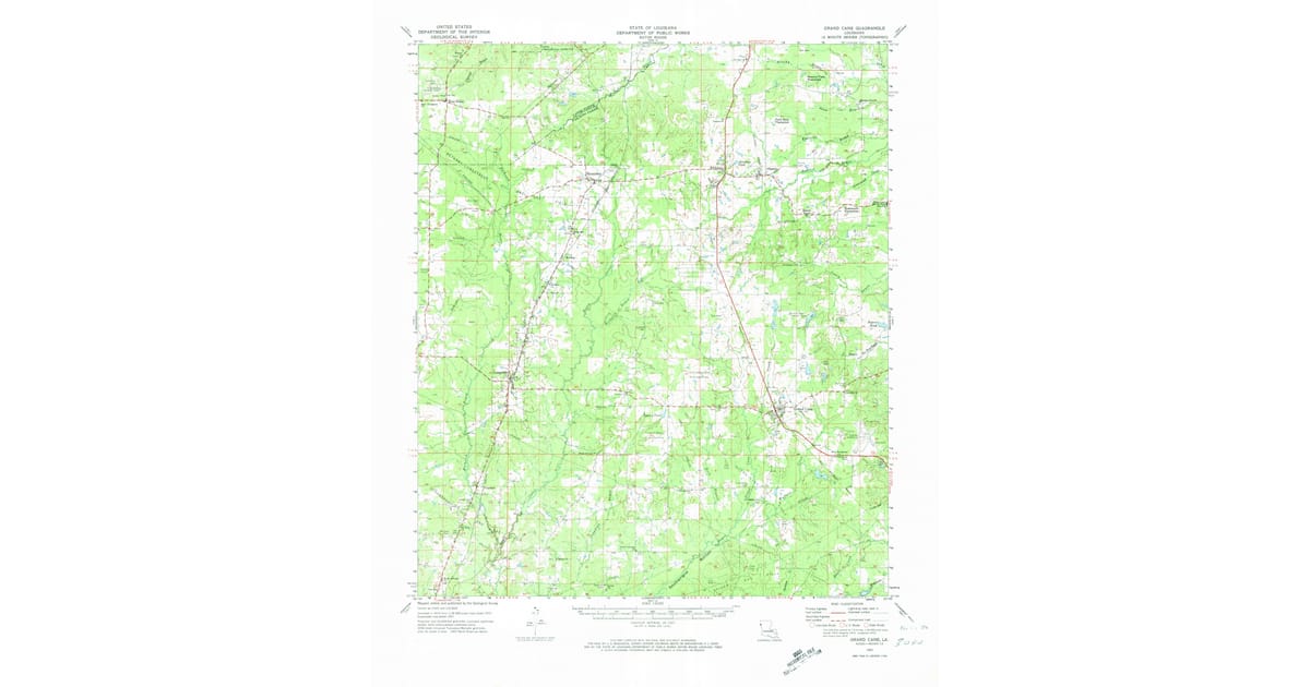 1970s Maps of Logansport, LA | Pastmaps