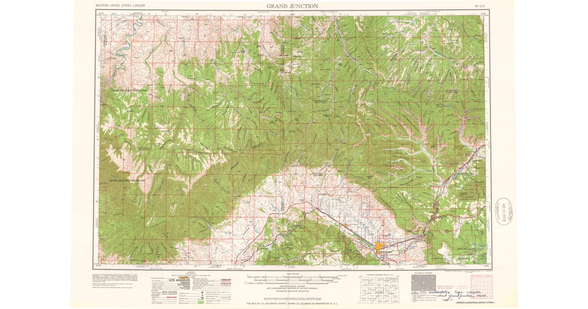 1960s Maps of Sego, UT | Pastmaps