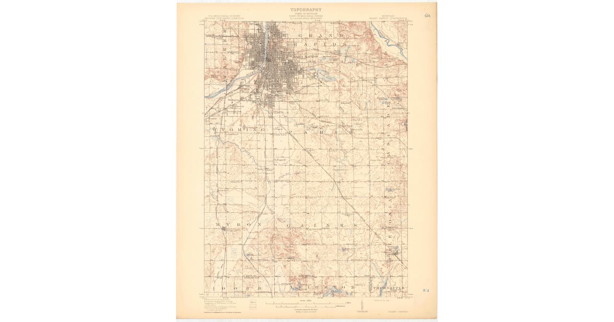 Old Maps of Barry County, MI for Genealogy | Pastmaps