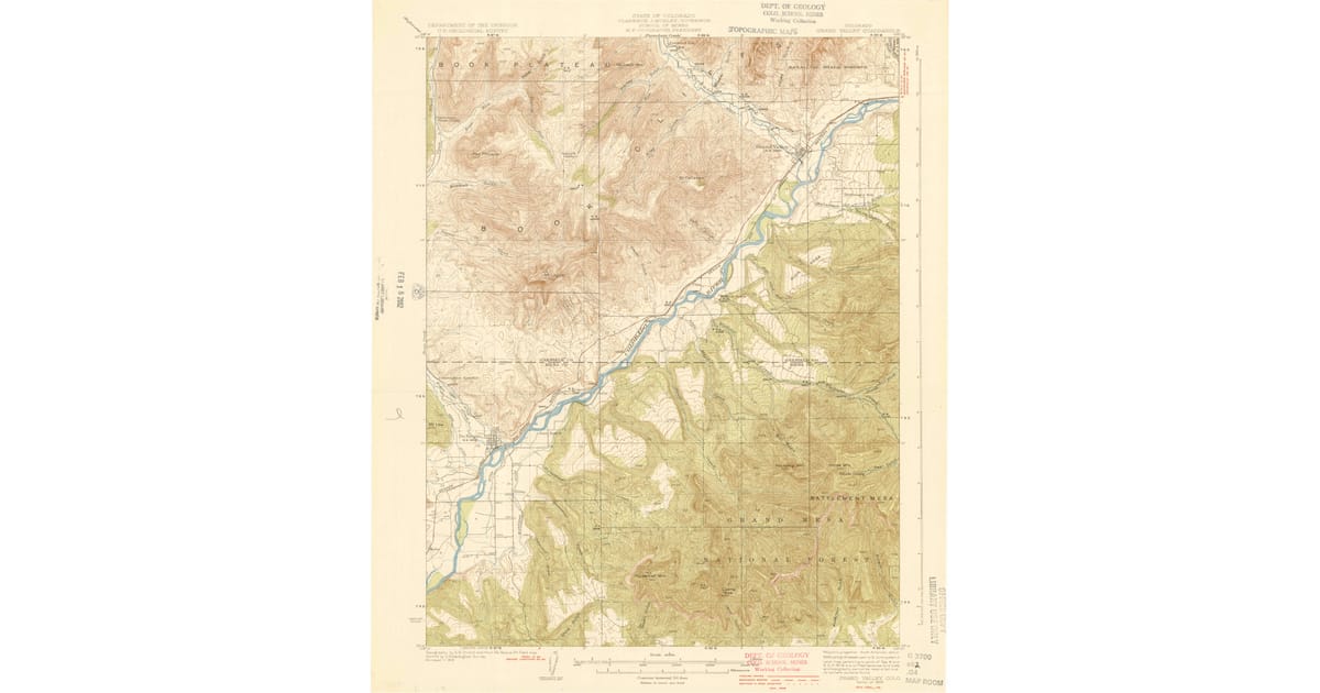 1900s (20th Century) Maps of Parachute, CO | Pastmaps