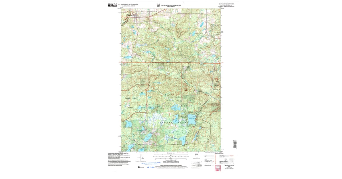 2005 Map of Grand View, WI — High-Res | Pastmaps