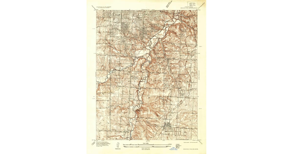 1930s Maps of Ruskin Heights, Kansas City | Pastmaps