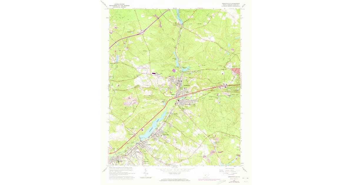 1970s Maps of Aiken, SC | Pastmaps