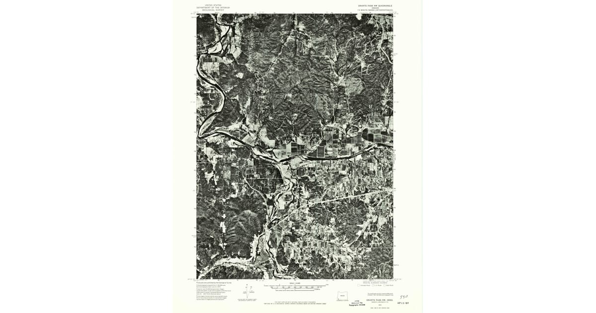 1970s Maps of Josephine County, OR | Pastmaps