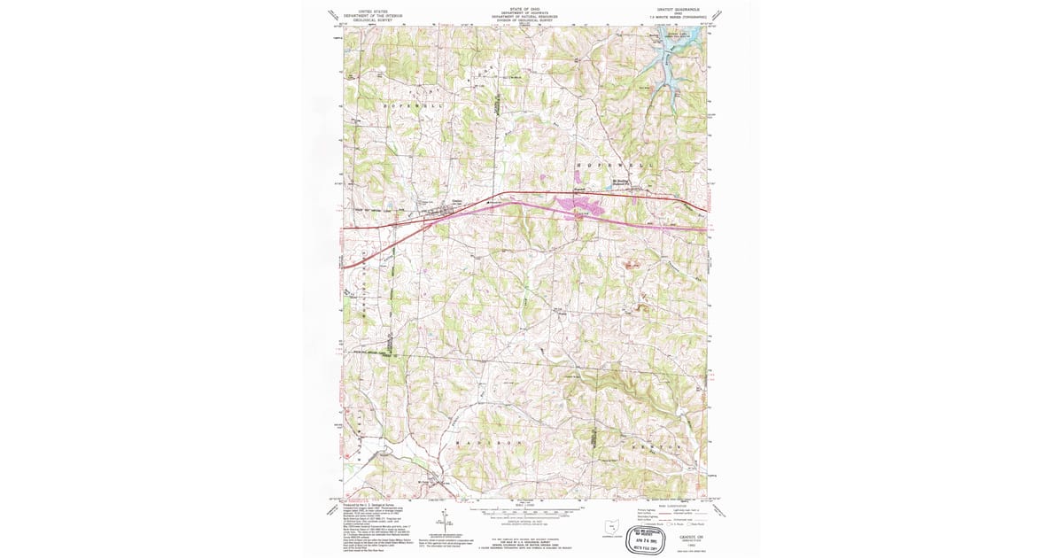1990s Maps of Muskingum County, OH | Pastmaps