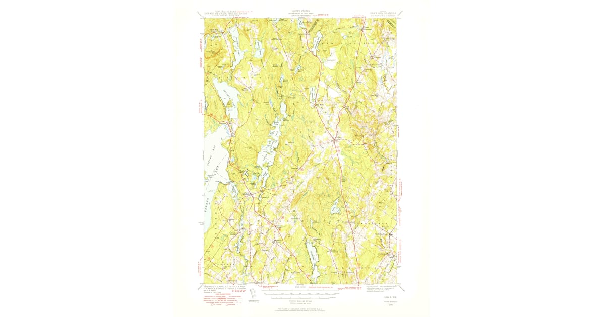 1940s Maps of Gray, ME | Pastmaps