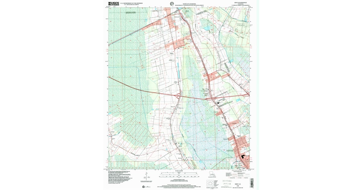 1990s Maps of Minerva Plantation, LA | Pastmaps