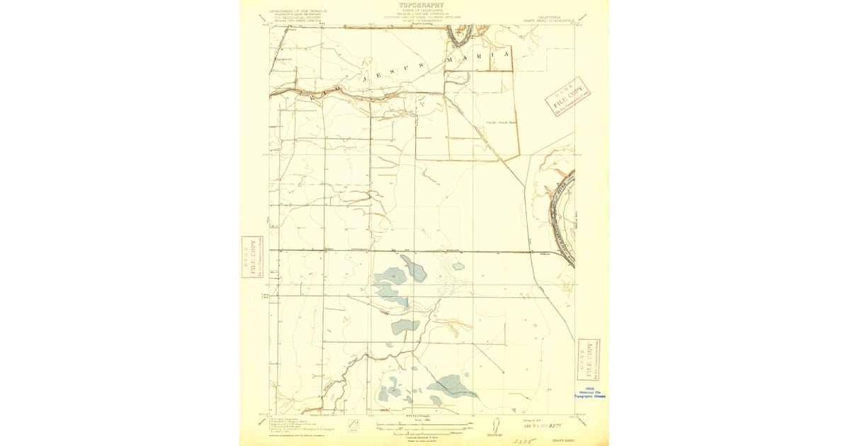 1916 Map of Grays Bend, Yolo County, CA — High-Res | Pastmaps