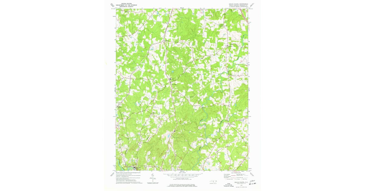 1970s Maps of Lineberry, NC | Pastmaps