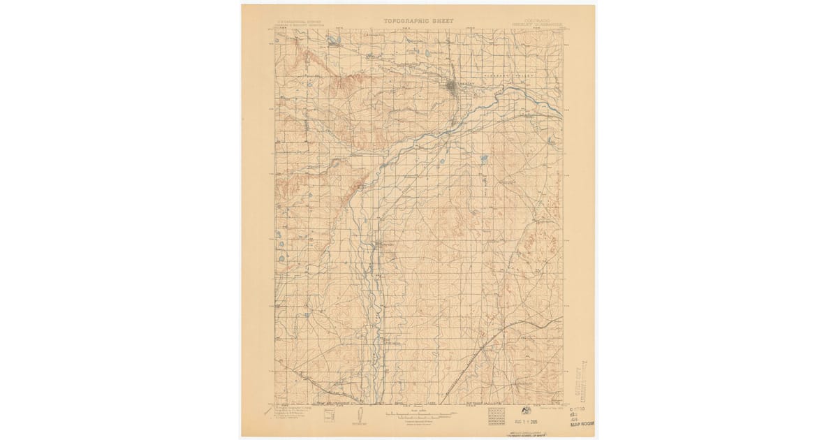 Old Maps of Greeley Junction, CO | Pastmaps