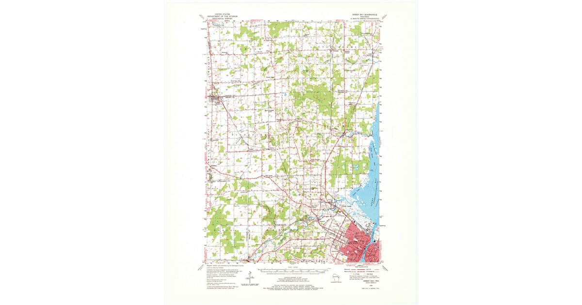 Old Maps of Pulaski, WI for Metal Detecting | Pastmaps