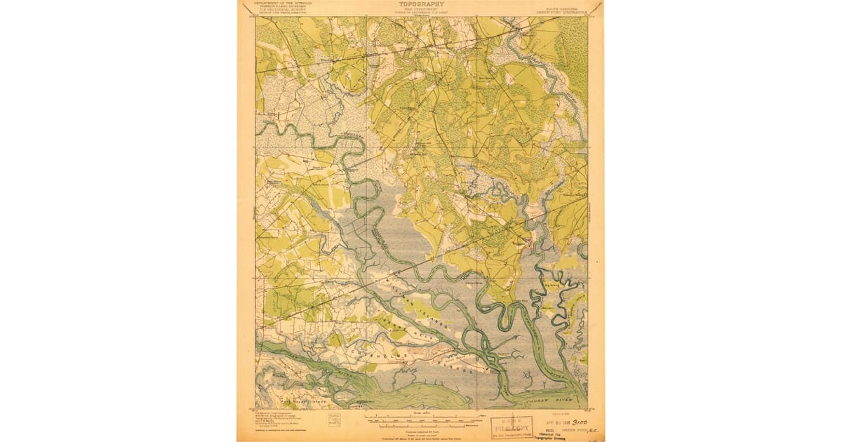 Old Maps of Beaufort County, SC for Academic Research | Pastmaps
