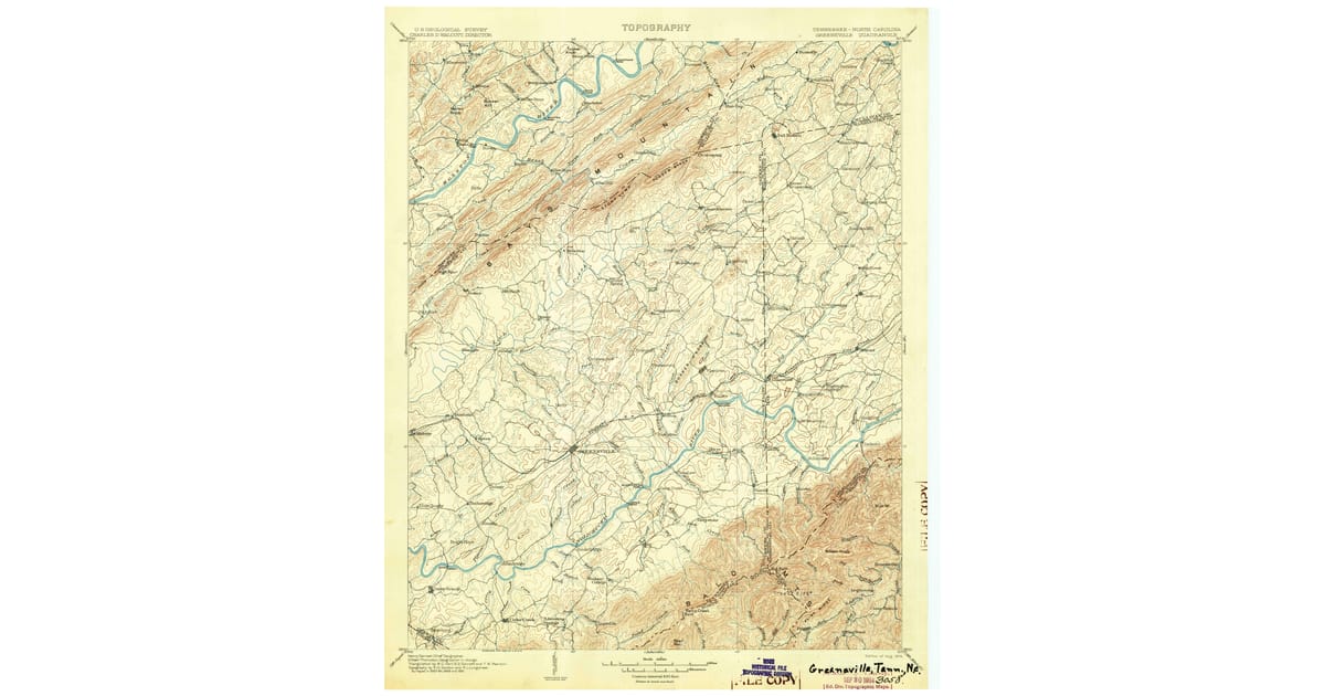 1900-1909 Maps of Fall Branch, TN | Pastmaps