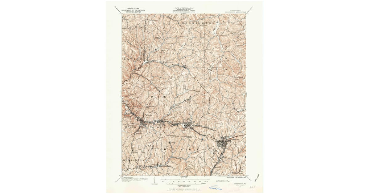 Old Maps of Delmont, PA for Genealogy | Pastmaps