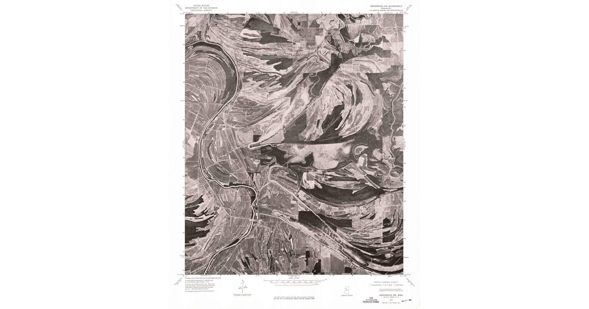 1970s Maps of Carroll County, MS | Pastmaps