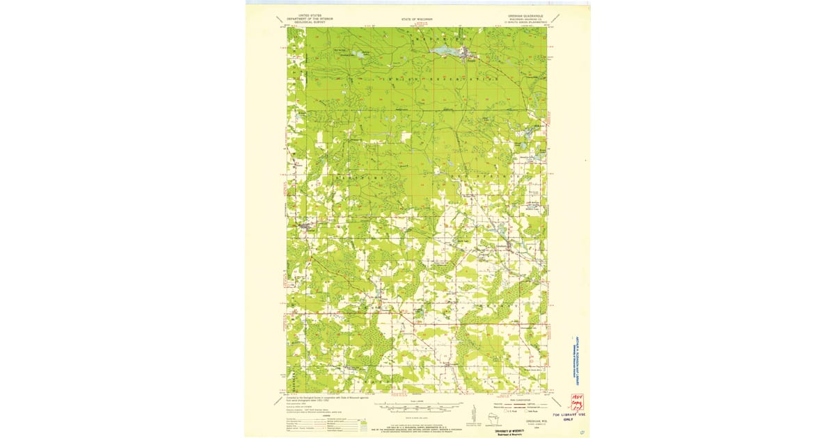 Old Historical Maps of Bowler, WI | Pastmaps