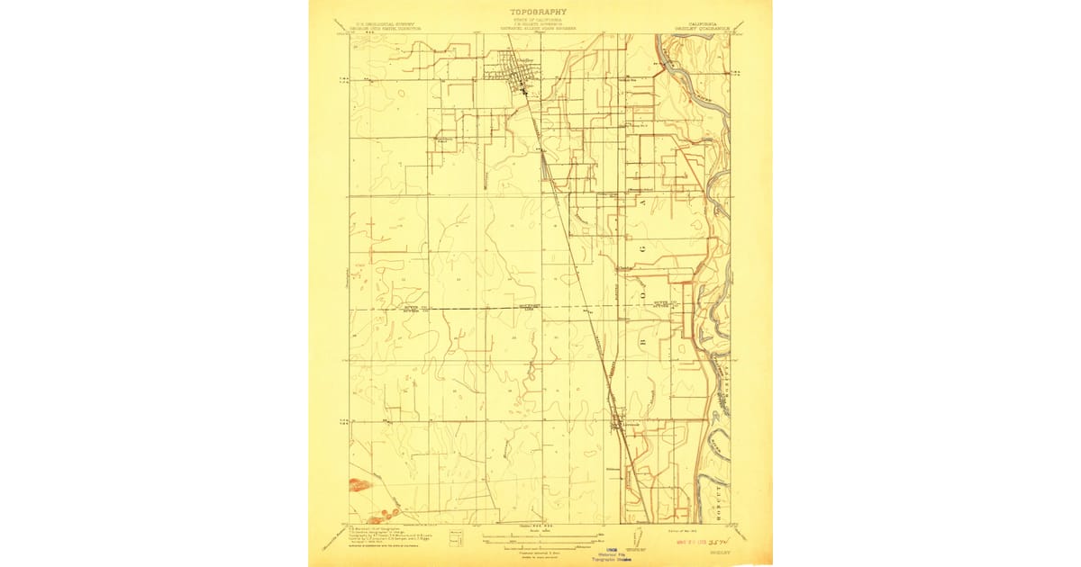 1912 Map of Gridley, CA — High-Res | Pastmaps