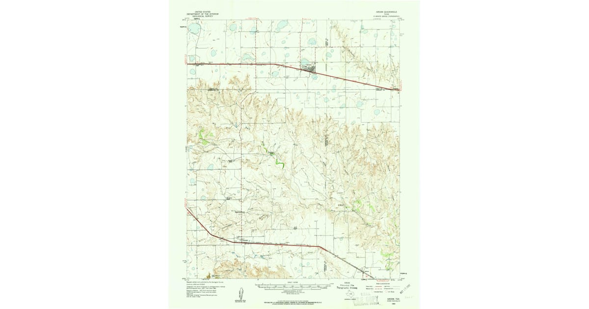 1960s Maps of Gray County, TX | Pastmaps