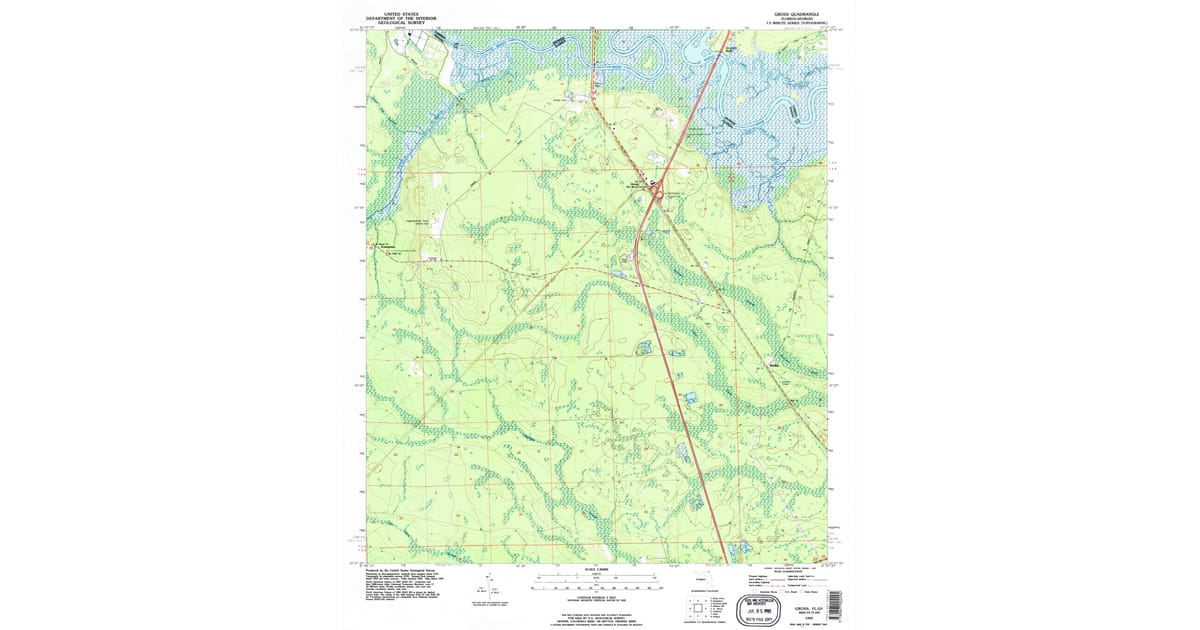 1990s Maps of Gross, FL | Pastmaps