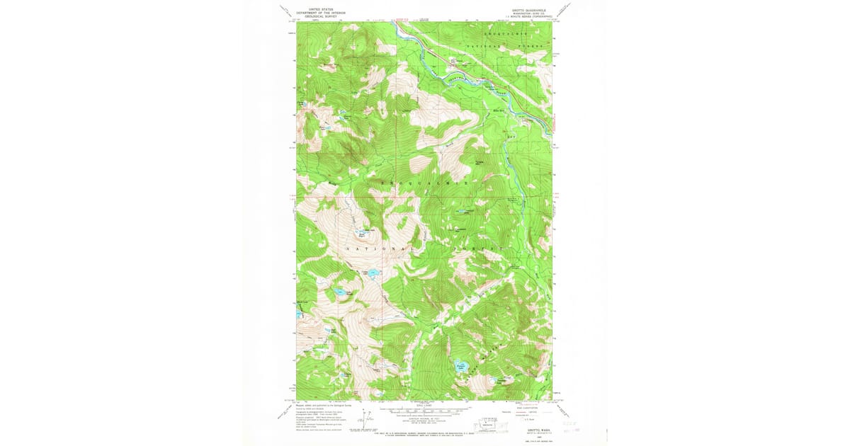 1965 Map of Grotto, King County, WA — High-Res | Pastmaps