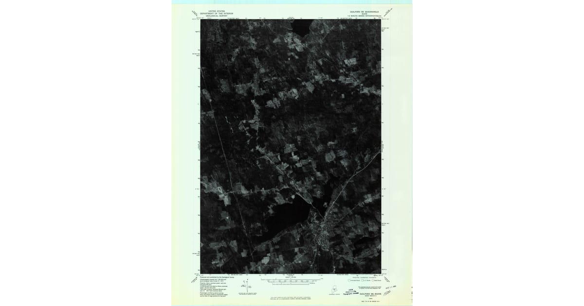 1970s Maps of North Dexter, Dexter | Pastmaps