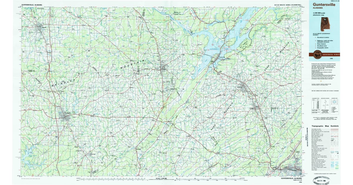 1980s Maps of Madison County, AL | Pastmaps