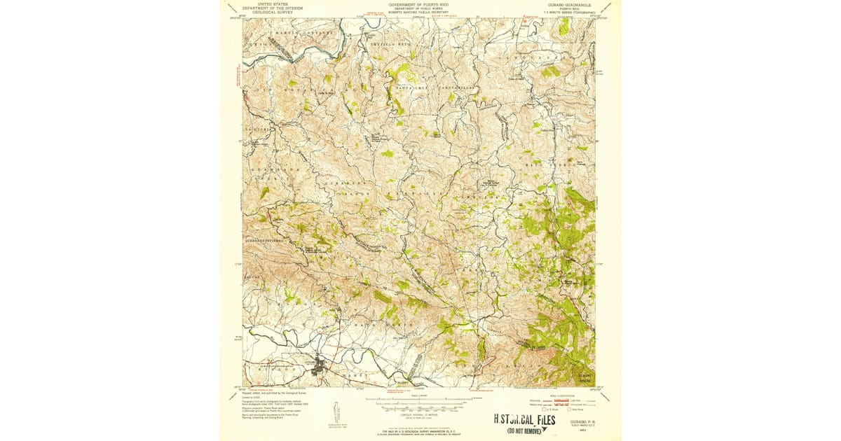 1950s Maps of Roberto Clemente, Carolina | Pastmaps