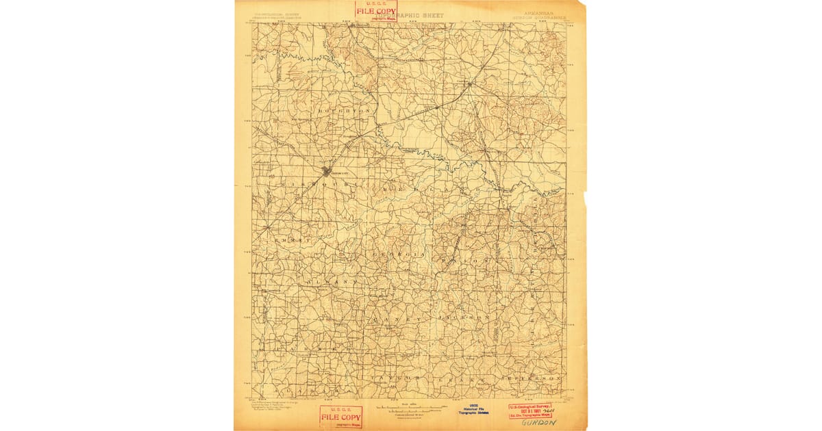 Old Maps of Barham, AR for Genealogy | Pastmaps