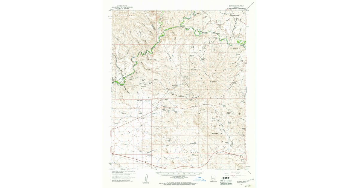 1960s Maps of Greenlee County, AZ | Pastmaps