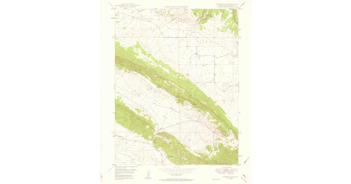1948 Map of Gypsum Gap, San Miguel County, CO — High-Res | Pastmaps