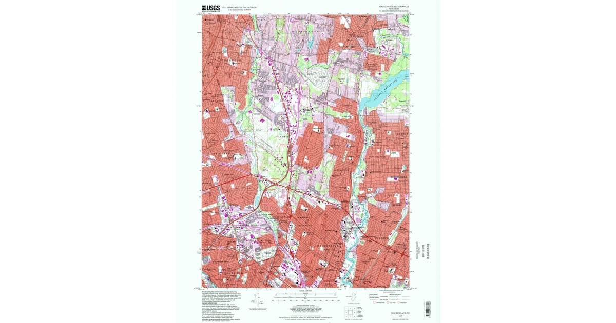 1990s Maps of Dumont, NJ | Pastmaps