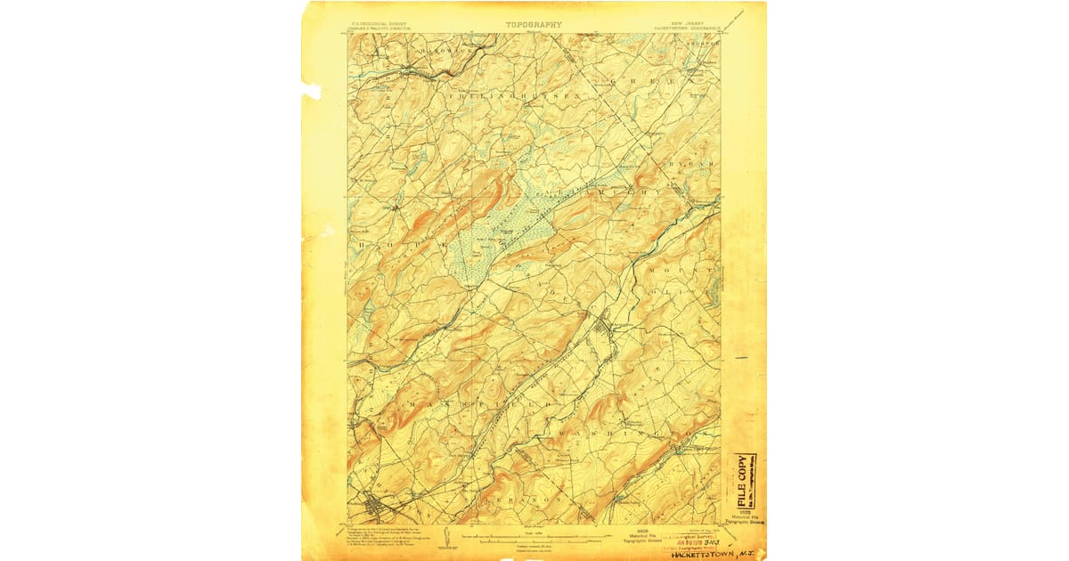 1905 Map of Hackettstown, NJ — High-Res | Pastmaps