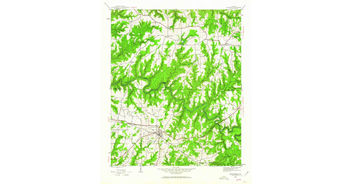 1940s Maps of Marion County, AL | Pastmaps