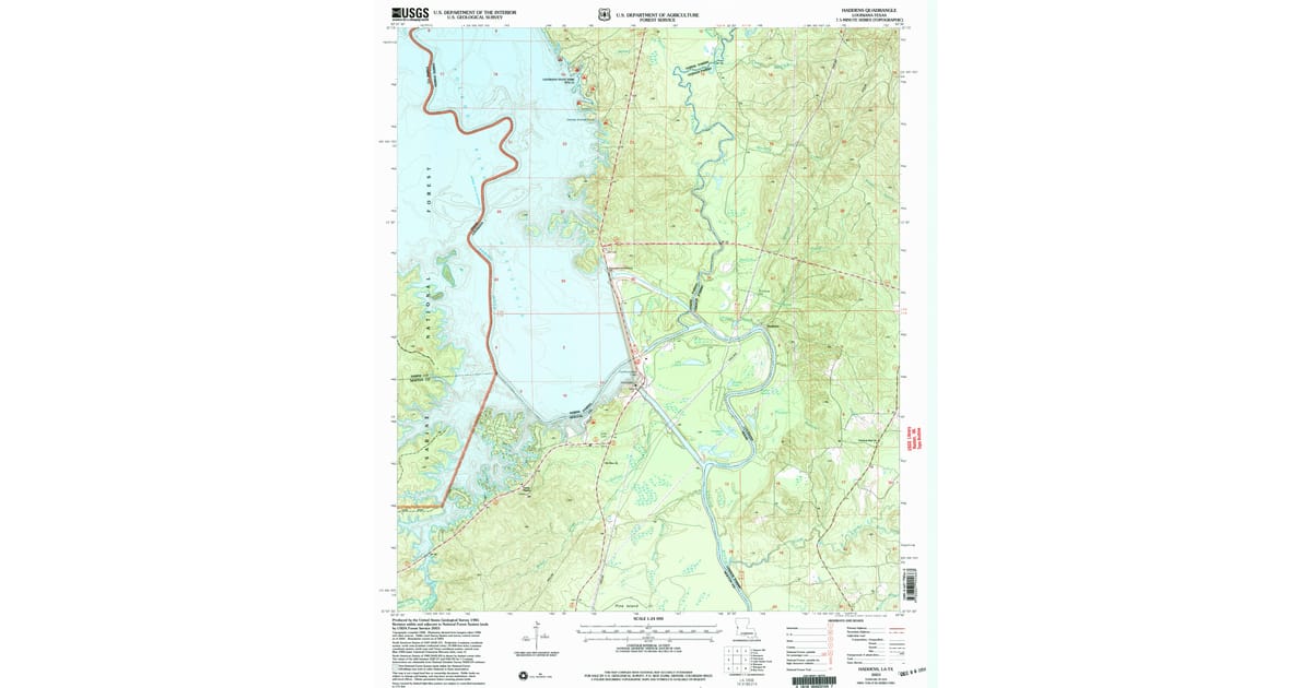 2000s (21st Century) Maps of Vernon Parish, LA | Pastmaps