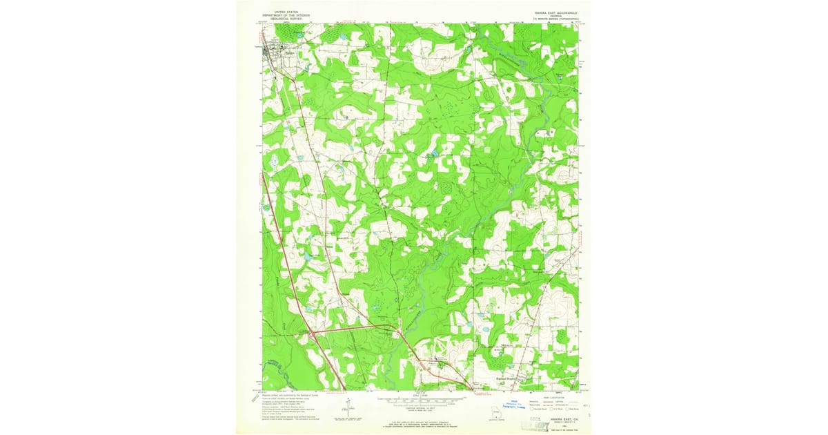 1960s Maps of Brooks County, GA | Pastmaps