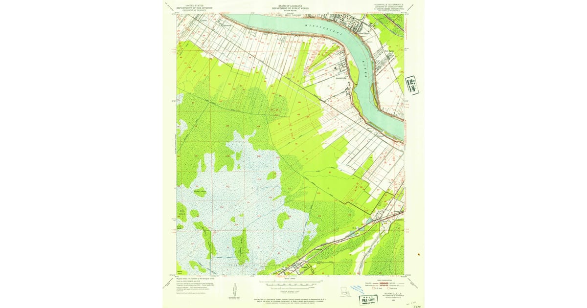 1950s Maps of Taft, LA | Pastmaps
