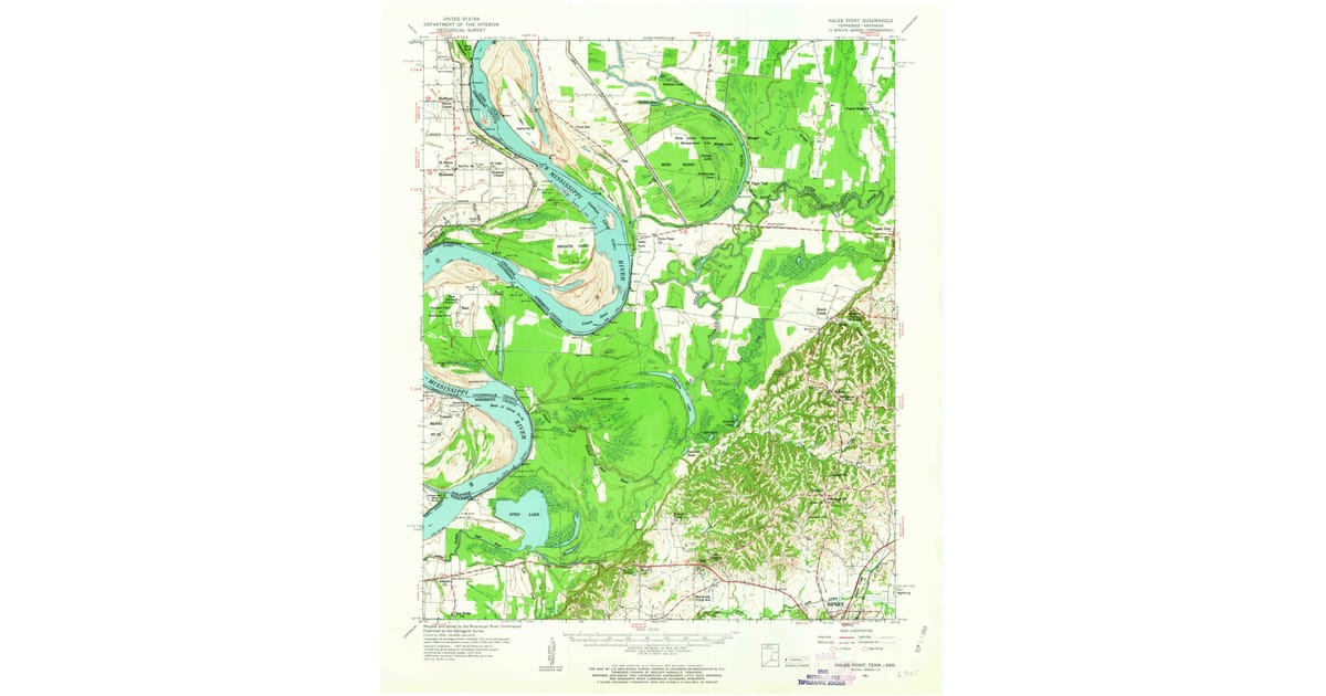 1960s Maps of Dyer County, TN | Pastmaps