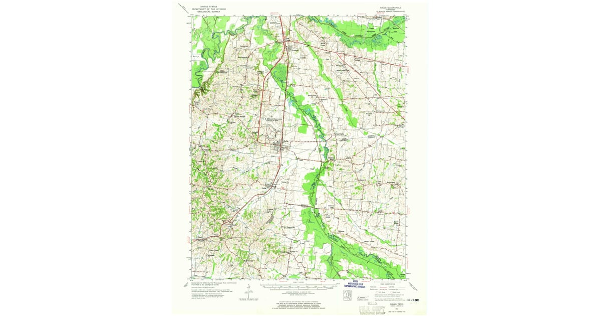 1960s Maps of Frog Jump, TN | Pastmaps